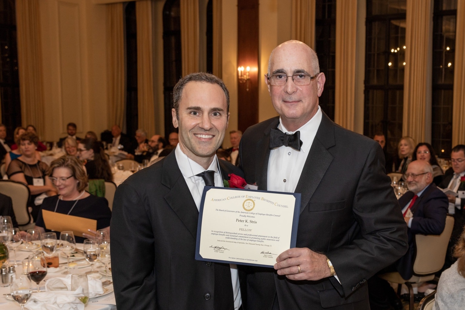 Peter Stris elected to the American College of Employee Benefits ...